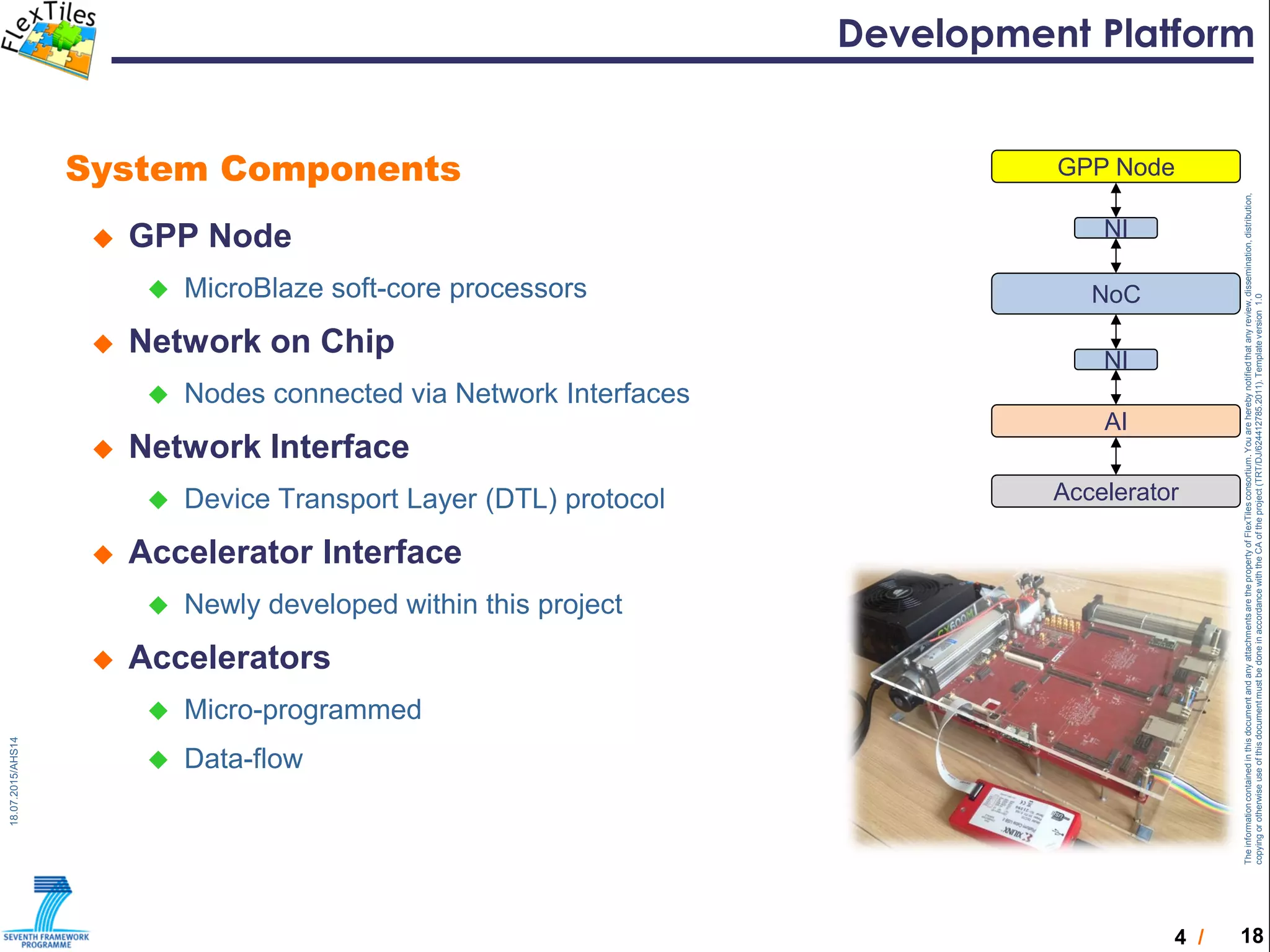 FPL'2014 - FlexTiles Workshop - 7 - FlexTiles Emulation platform | PDF | Operating Systems ...