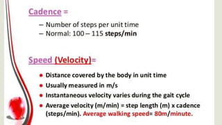 Gait Powerpoint Presentation Kinesiology | PPTX