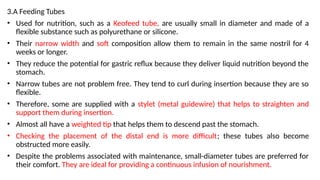 7- gastrointestinal intubation, nursing management | PPTX