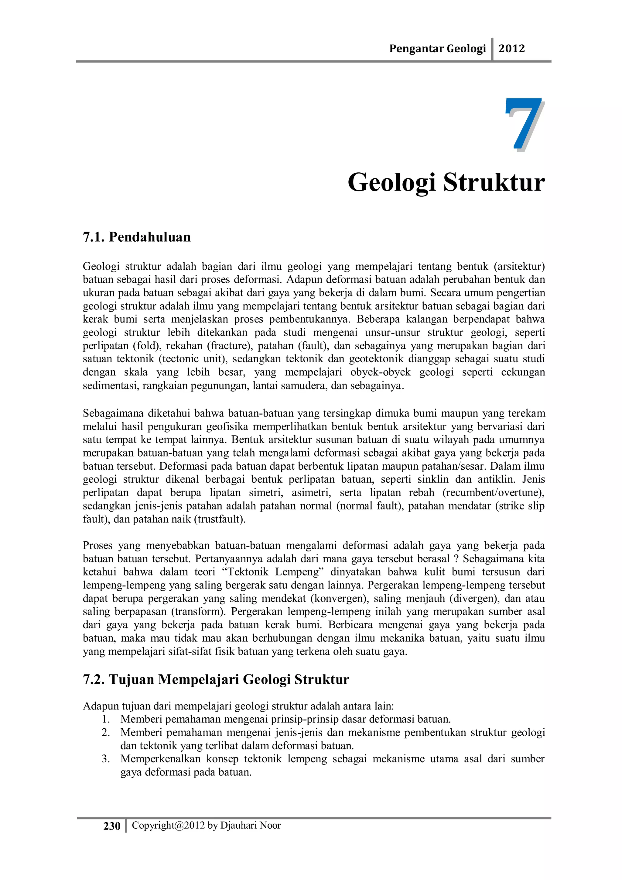 7 geologi-struktur | PDF