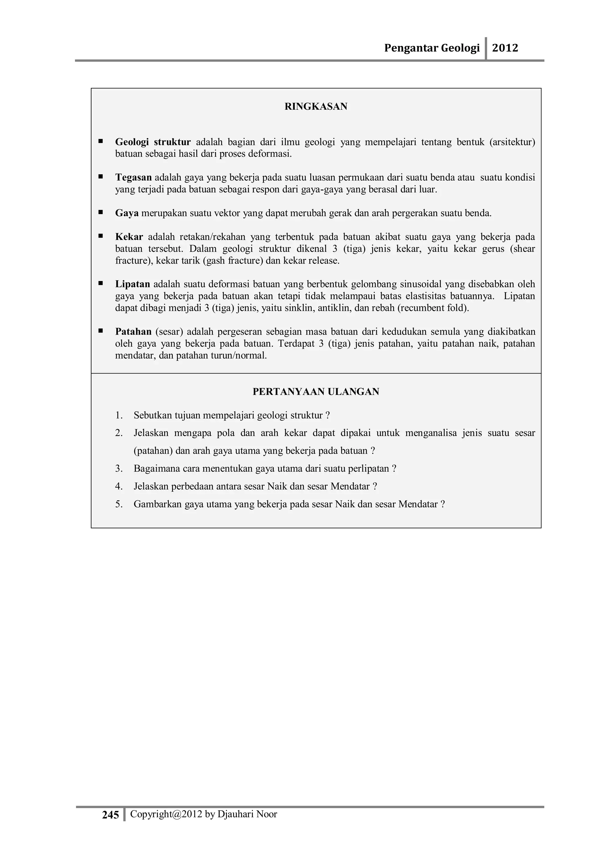7 geologi-struktur | PDF