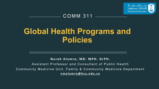 7- Global Health Policies Programs 2020.pptx