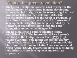 7. green revolution | PPTX