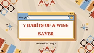 7-Habits-of-a-wise-saver.pdfakakkdnsjaml | PDF