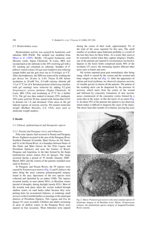 7 haddad et al, 2004. freshwater stingrays study of epidemiologic ...