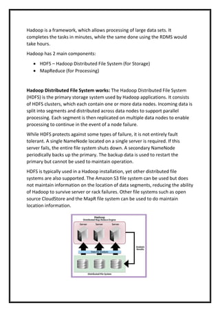 Hadoop and Big Data Analytics | Sysfore | PDF