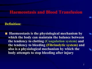 7 haemostasis | PPTX