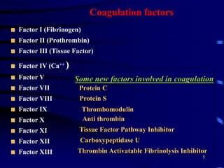 7 haemostasis | PPTX