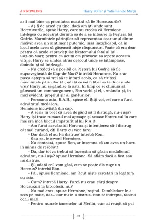 7 harry potter şi talismanele morţii | PDF