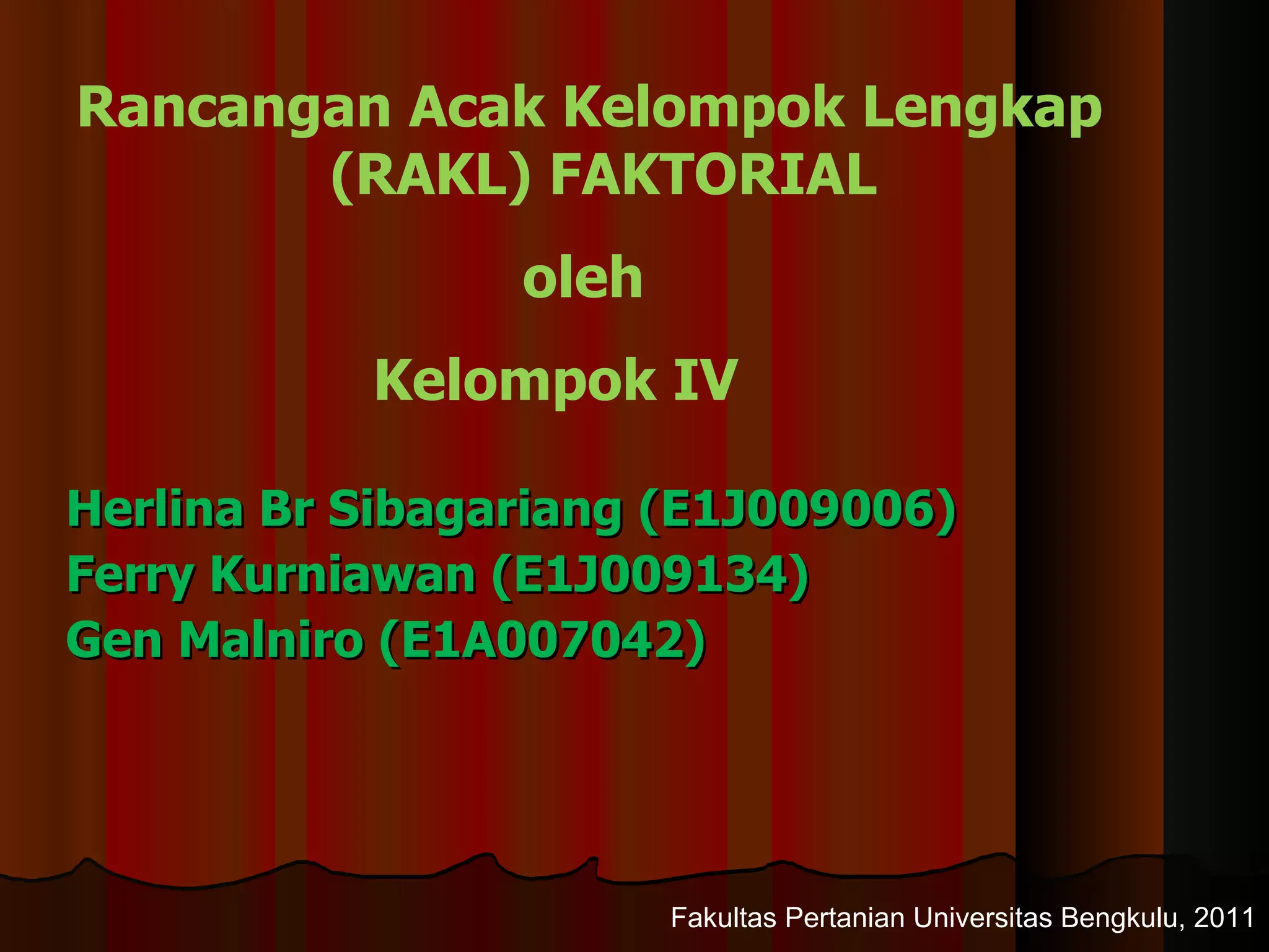 RAKL Faktorial | PPT