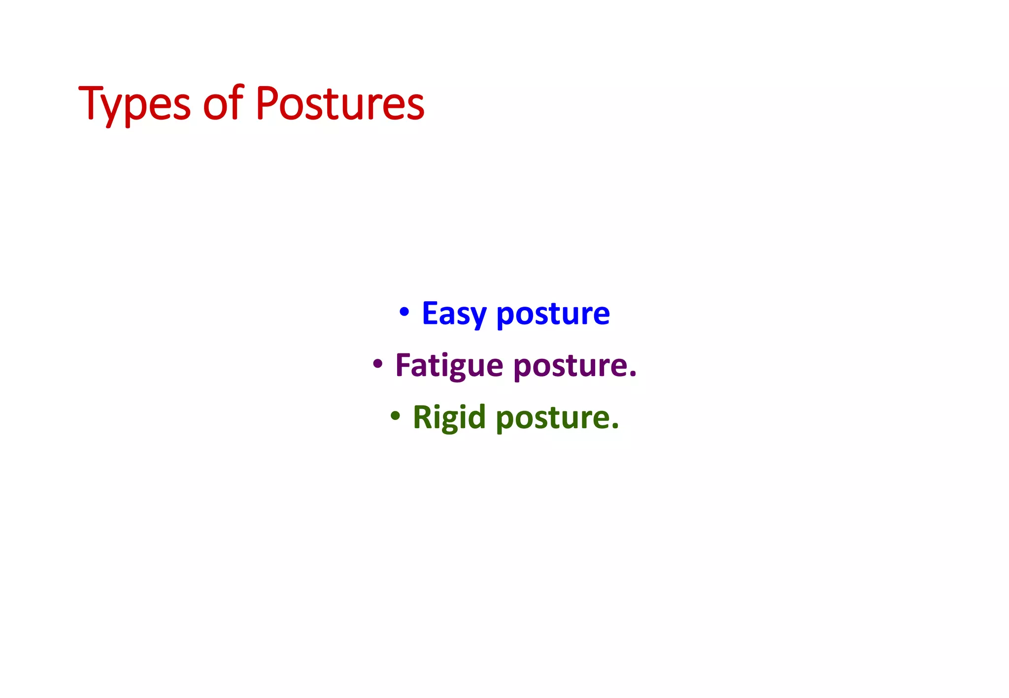 Human Posture | PPT