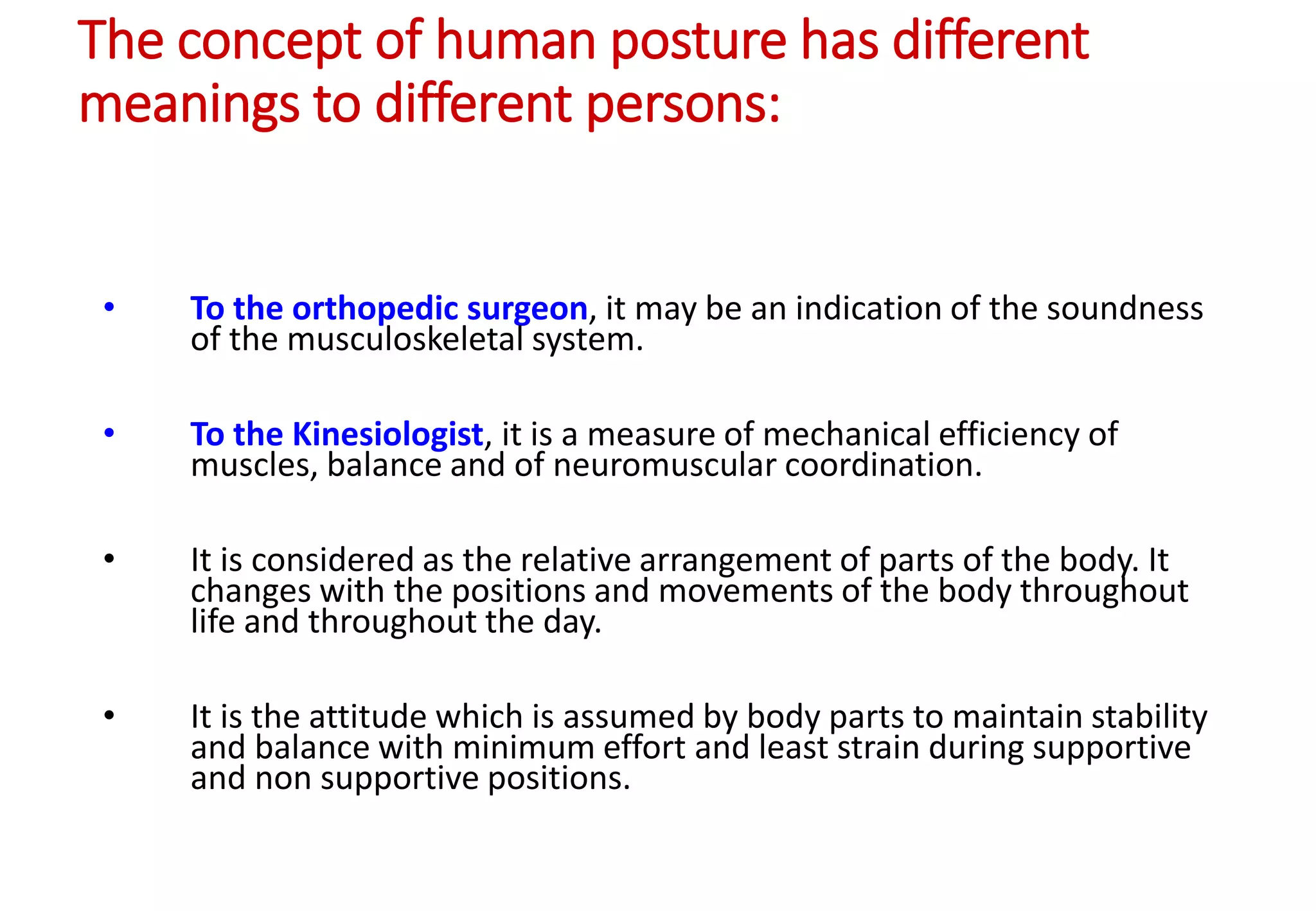 Human Posture | PPT