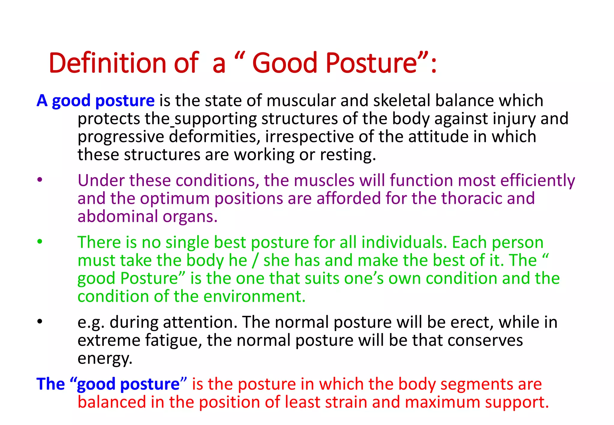 Human Posture | PPT