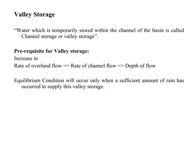 Hydrology ( Hydro graph ) | PPT