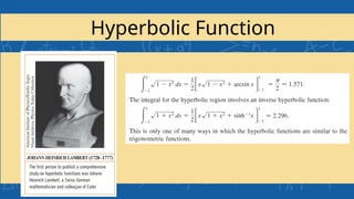 Calculus 3_Hyperbolic Functions PPT for Grade 12 | PPTX