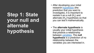 hypothesis testing | PPTX