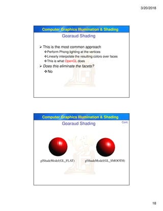 7 illumination and-shading computer graphics | PDF