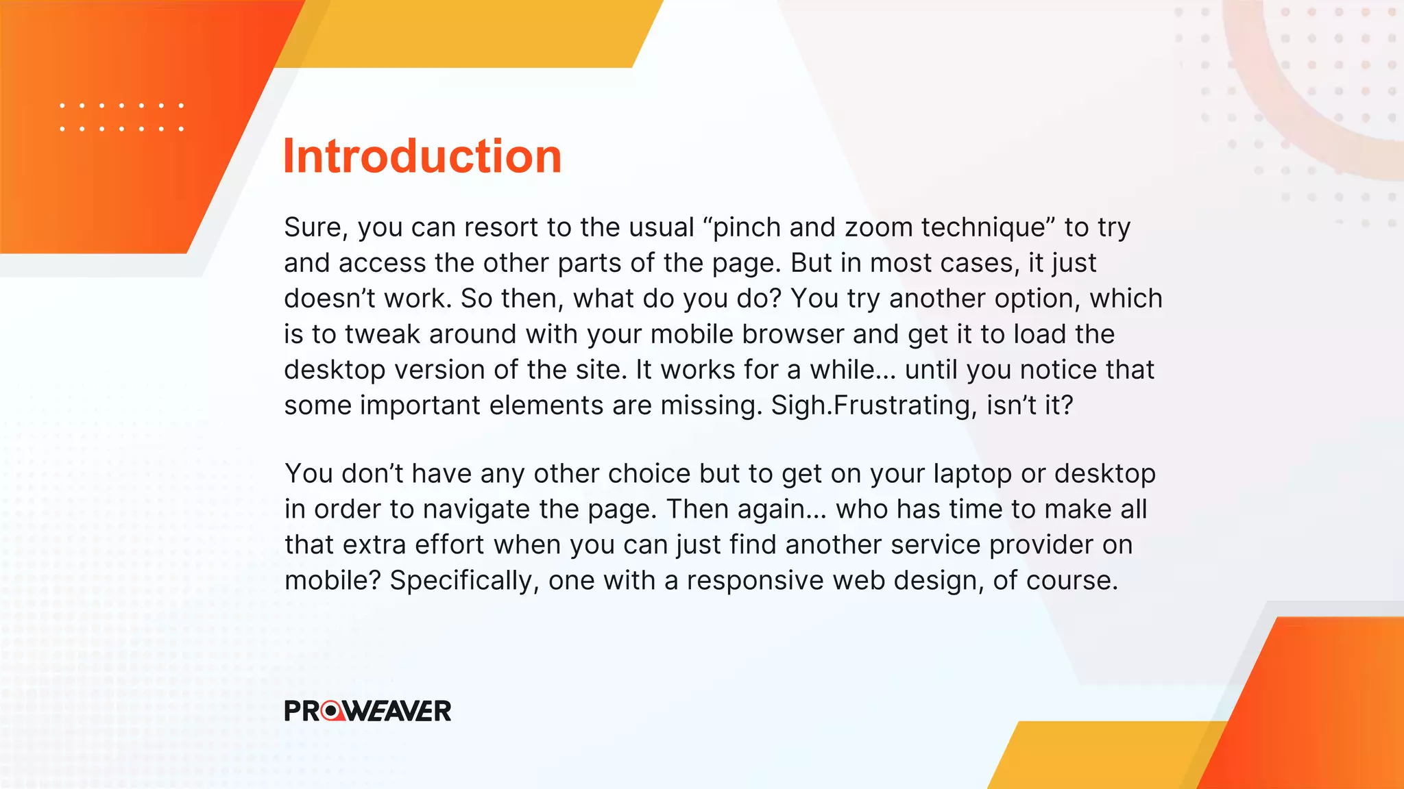 7 Important Guidelines for Effective Responsive Web Design | PPT
