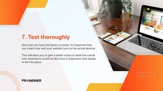7 Important Guidelines for Effective Responsive Web Design | PPT