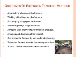 Extension Teaching Method | PDF