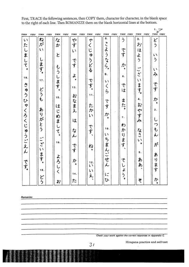 Introduction to Japanese writing - Beginners