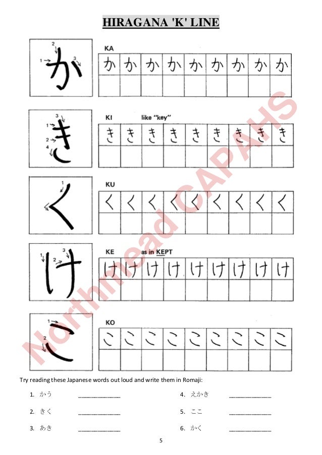 Introduction to Japanese writing - Beginners