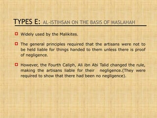 Introduction to Usul Fiqh : istihsan | PPT