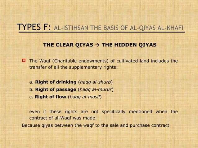 Introduction to Usul Fiqh : istihsan | PPT