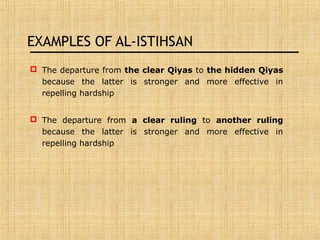 Introduction to Usul Fiqh : istihsan | PPT