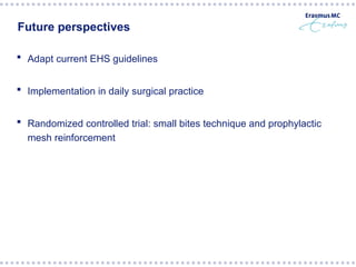 MESH inguinal hernia in the new era of patient | PPTX