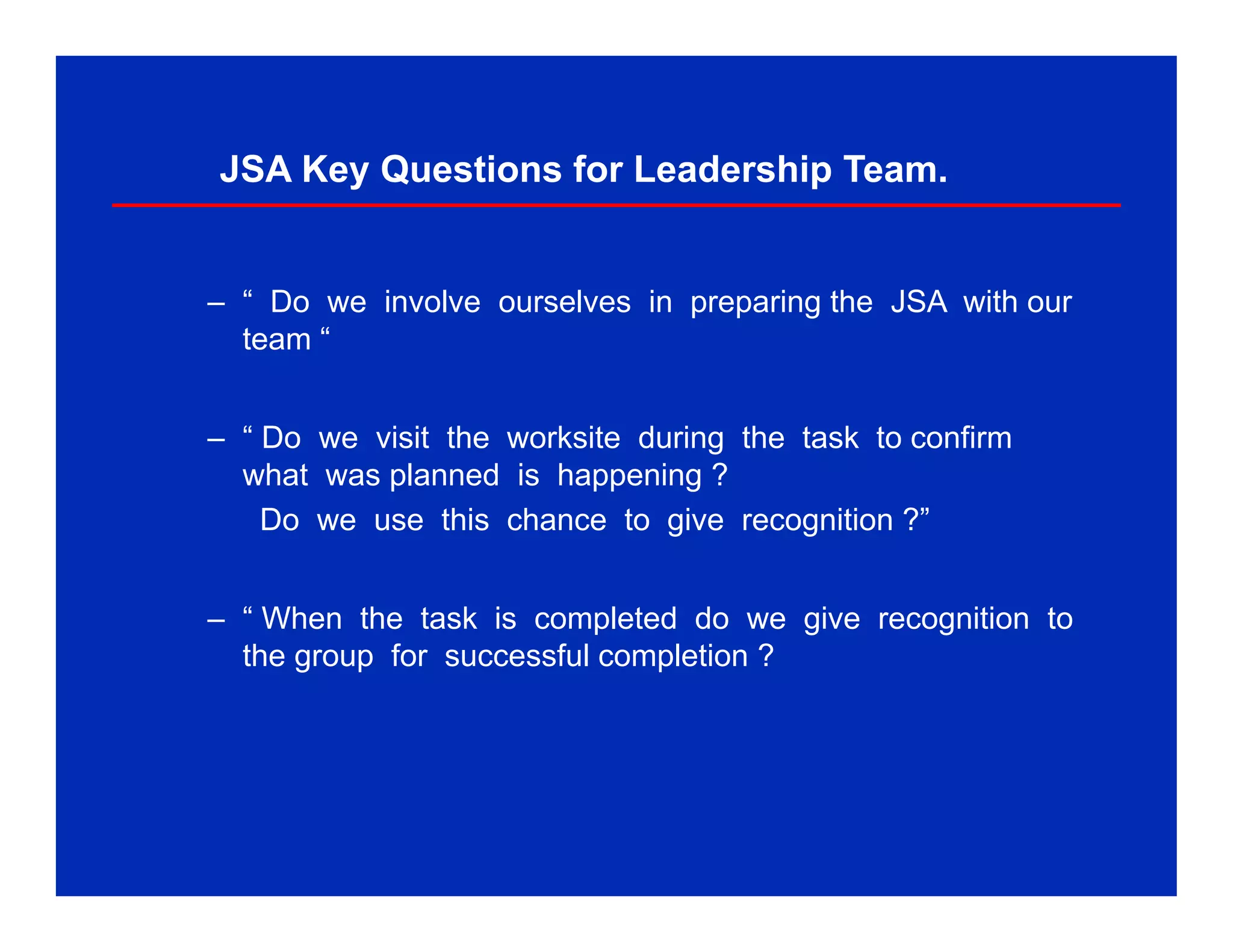 7 Job Safety Analysis Jsa Ppt