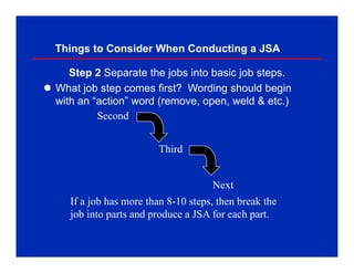7 job safety analysis - jsa | PDF