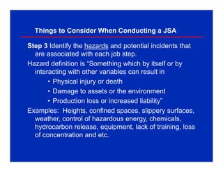 7 job safety analysis - jsa | PDF