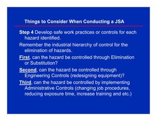 7 job safety analysis - jsa | PDF