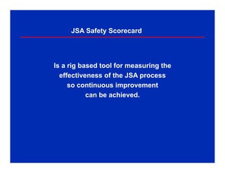 7 job safety analysis - jsa | PDF