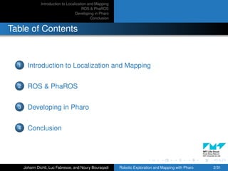 Robotic Exploration and Mapping with Pharo | PPT