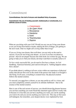 7 keys for-success | PDF
