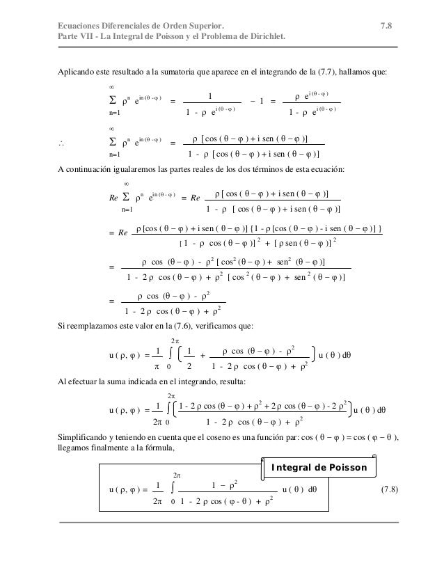 7 la integral de poisson