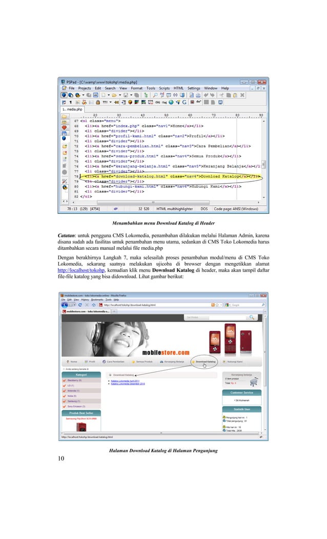 7 langkah-membuat-modul-cms-lokomedia | PDF