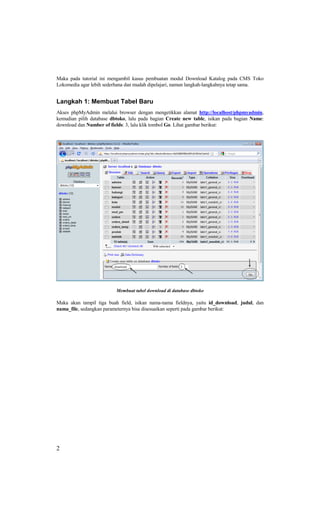 7 langkah-membuat-modul-cms-lokomedia | PDF
