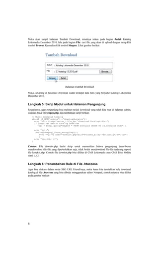 7 langkah-membuat-modul-cms-lokomedia | PDF