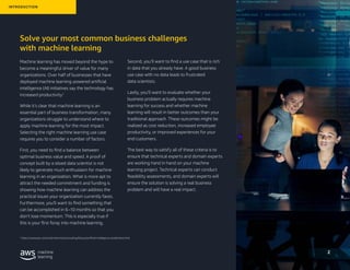 7 Leading machine learning Use-cases (AWS) | PPT