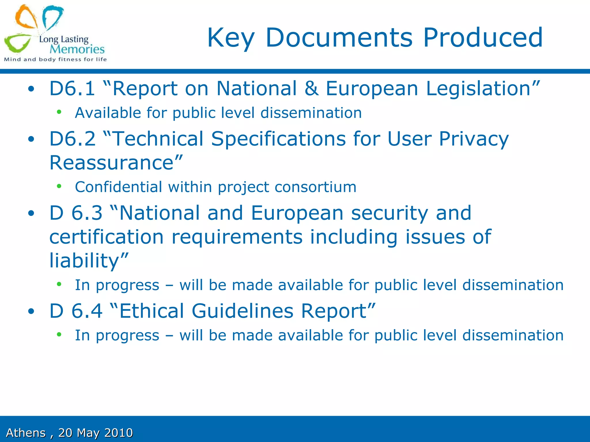 Legal and ethical issues (the LLM project) | PPT