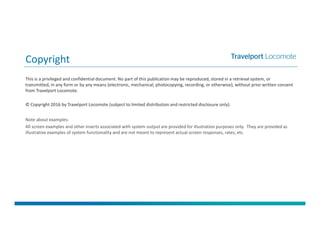Empowering business traveller experiences with Travelport Locomote | PPT
