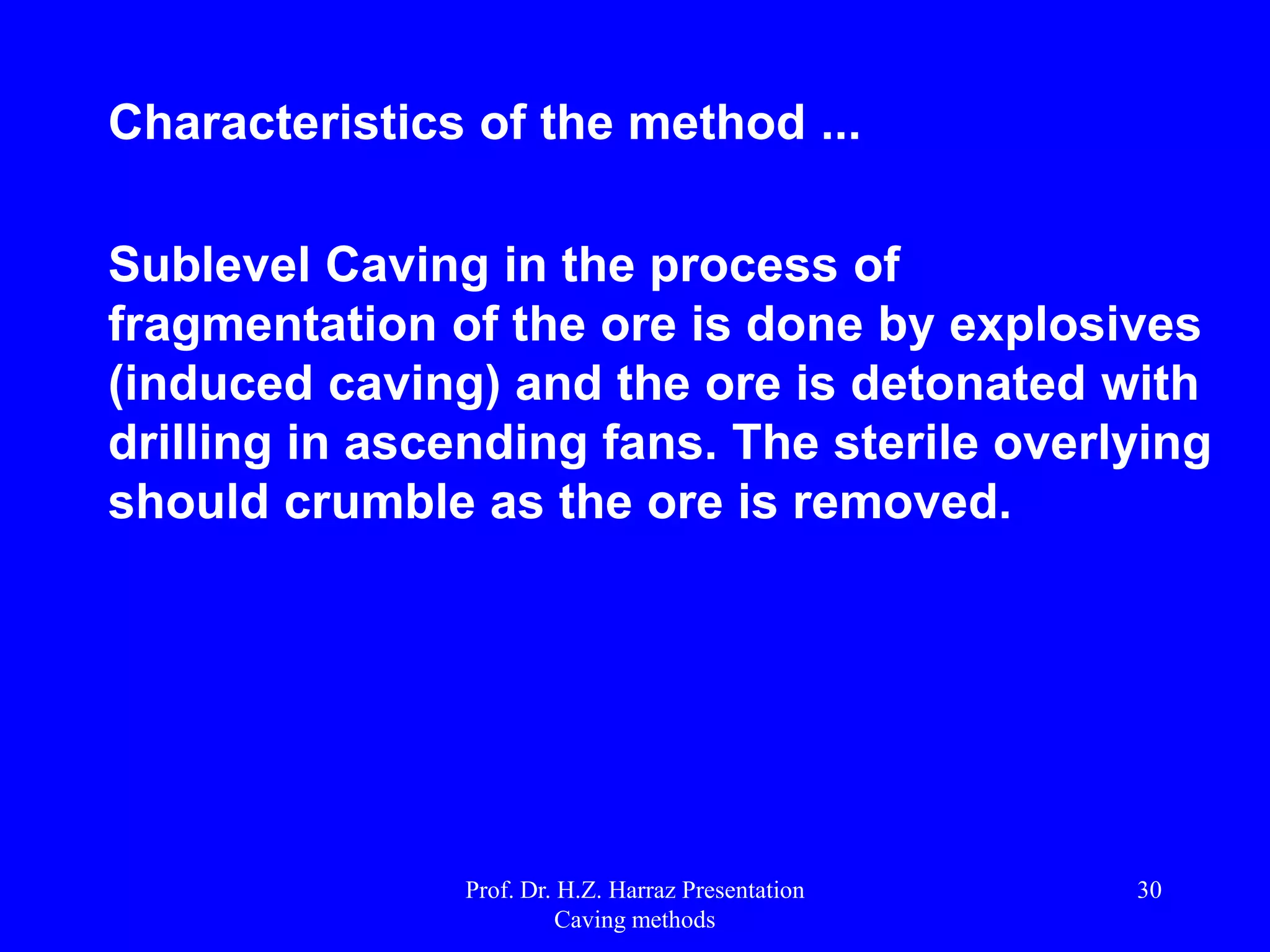 Caving Underground Mining Methods Longwall Sublevel Caving And Block Caving Pdf