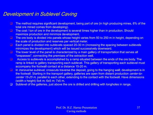 Caving Underground Mining Methods (longwall, Sublevel caving, & Block caving) | PDF | Geology ...