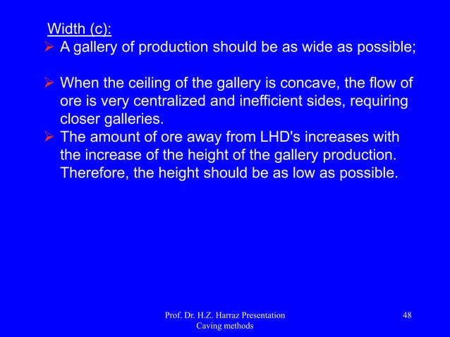Caving Underground Mining Methods (longwall, Sublevel caving, & Block ...