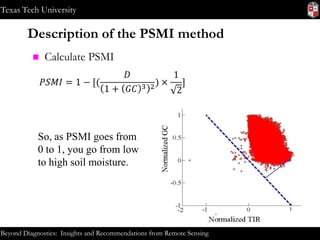 Remote Sensing Based Soil Moisture Detection | PPTX