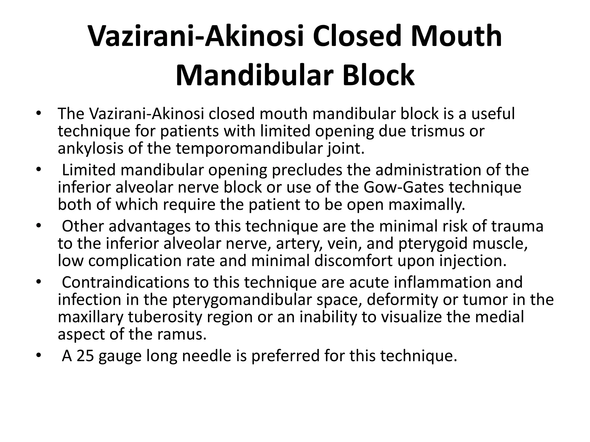mandibular nerve-block | PPTX