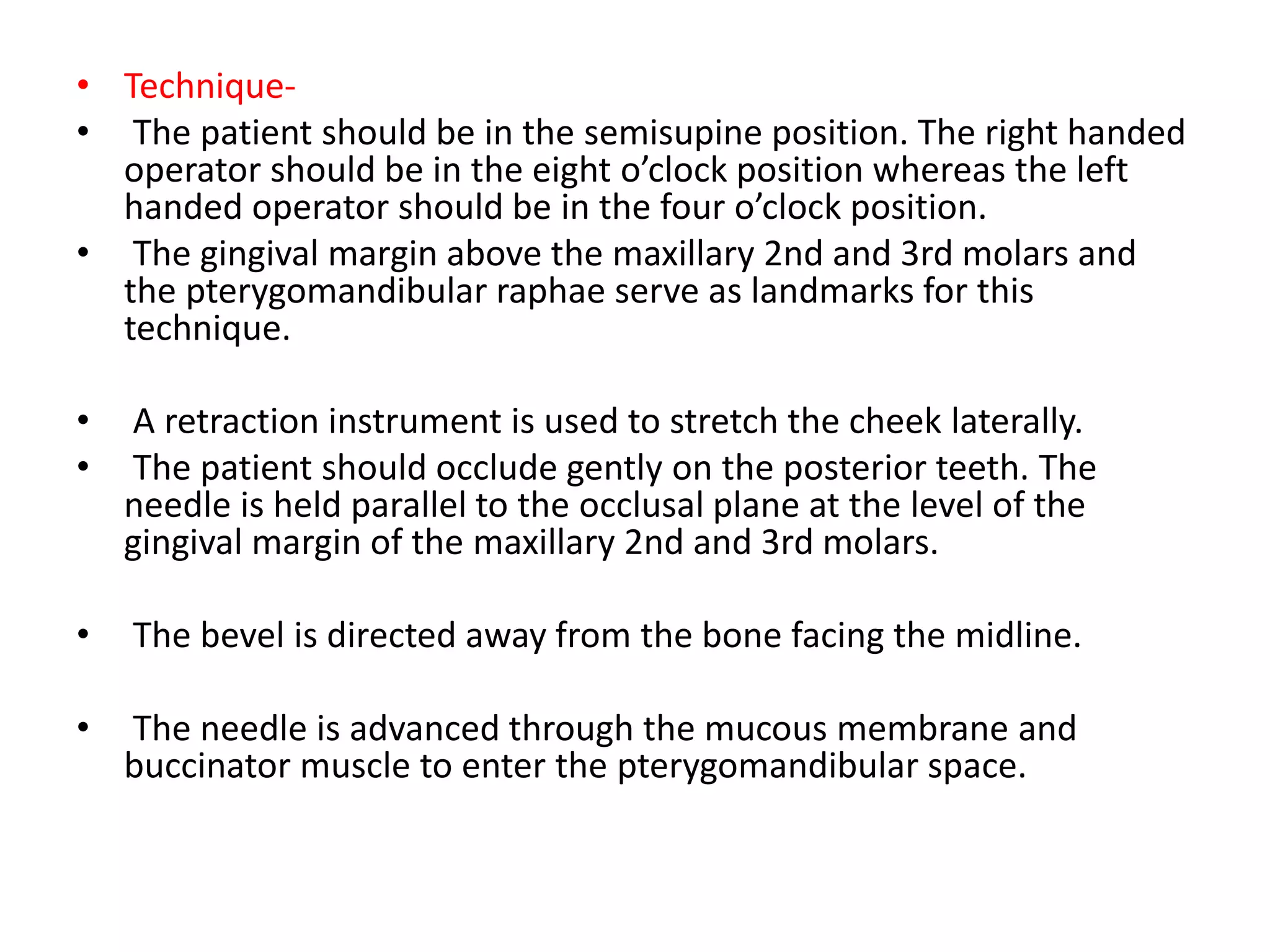 mandibular nerve-block | PPTX